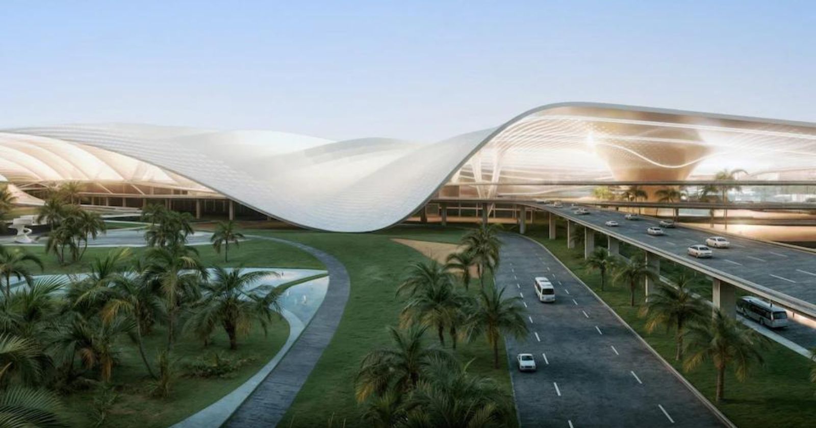 Take a look at Dubai's new airport – the biggest on Earth